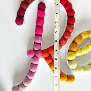 Customizable READ Wall Hanging - Colorful Cursive Letter Art for Kids ...