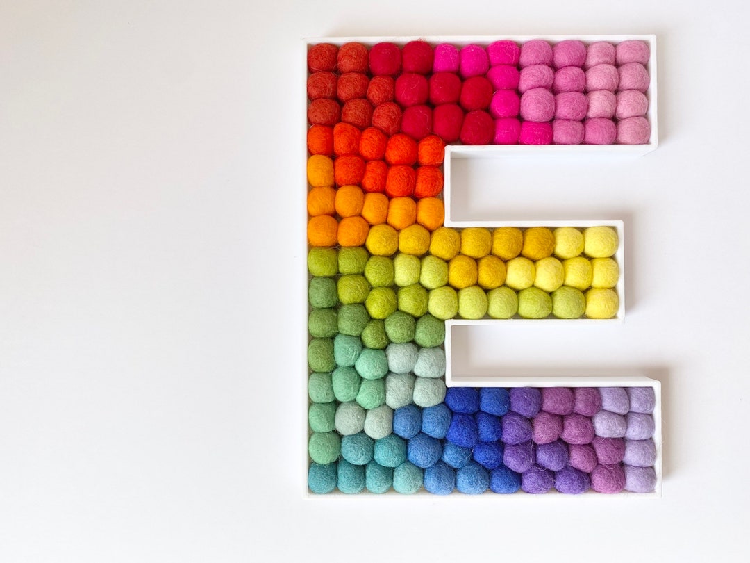 Customizable - 3 Sizes - Letter E Wall Hanging or Shelf Sitter - Custom ...