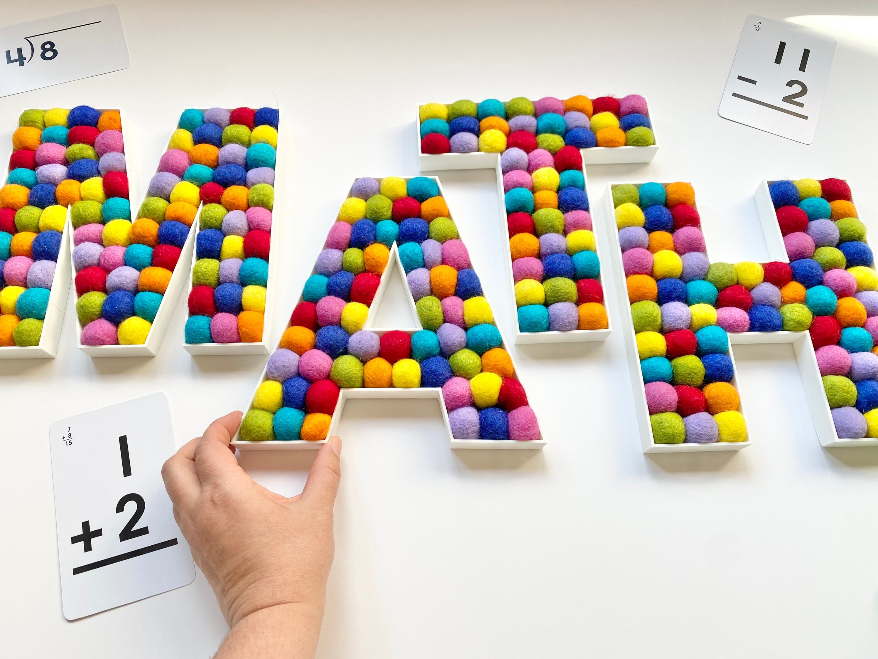 Customizable MATH Letters - 3 Sizes - Wall Art for Class Room, Study ...