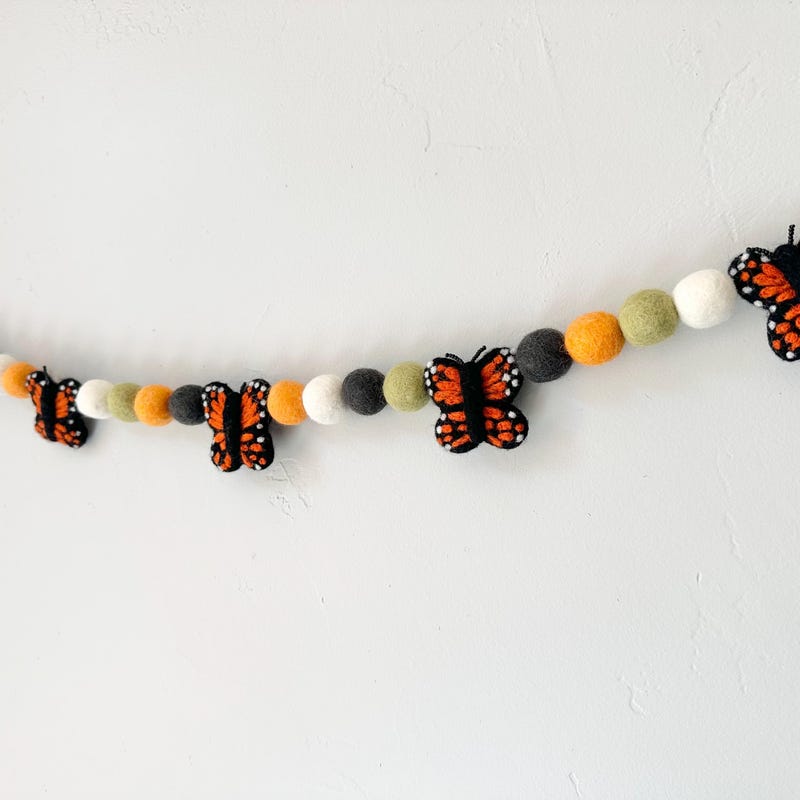Felt Butterfly Bunting - Etsy