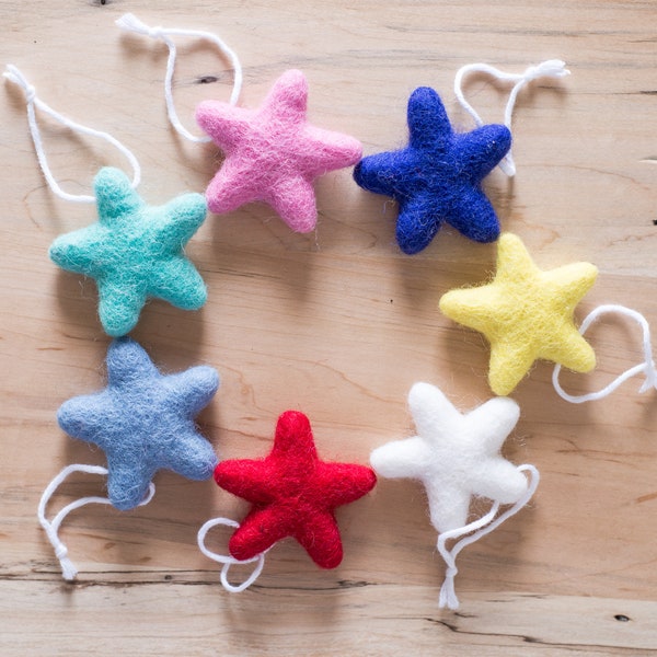 Felt Star Ornament - Etsy