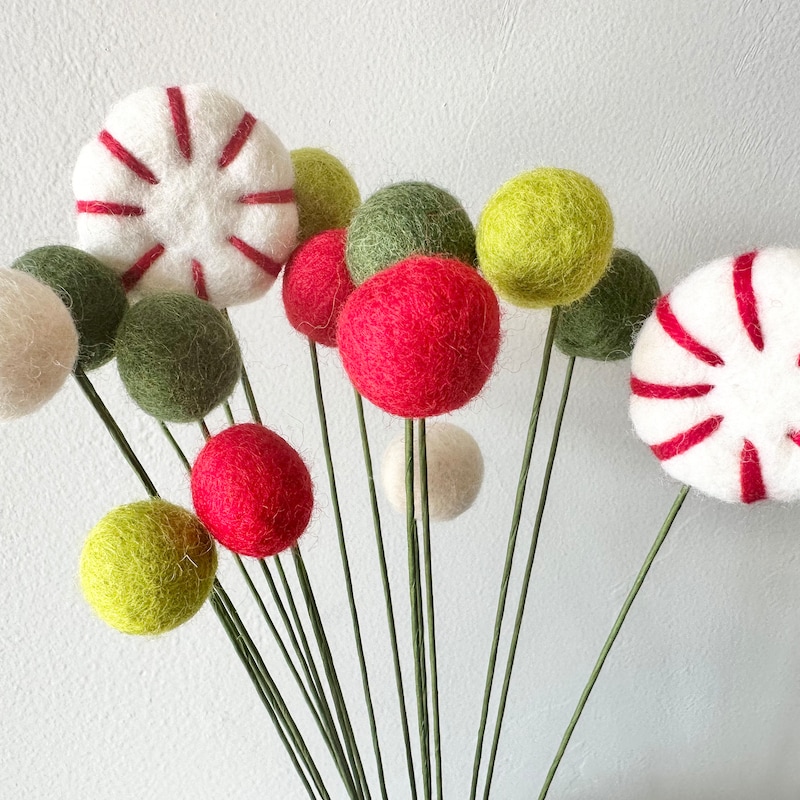 Green Ball Flower Stems - Etsy