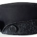 Pill Box Hat Black Pillbox Style Hat, Formal Hat, Handmade, - Etsy
