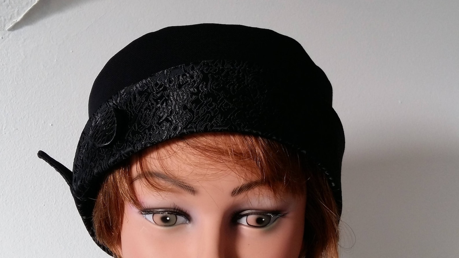 Pill Box Hat Black Pillbox Style Hat, Formal Hat, Handmade, - Etsy