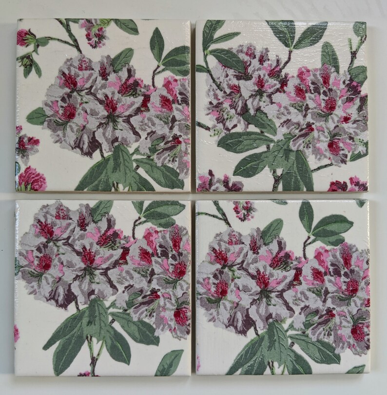 Ceramic Coasters in Laura Ashley Adeline - Etsy