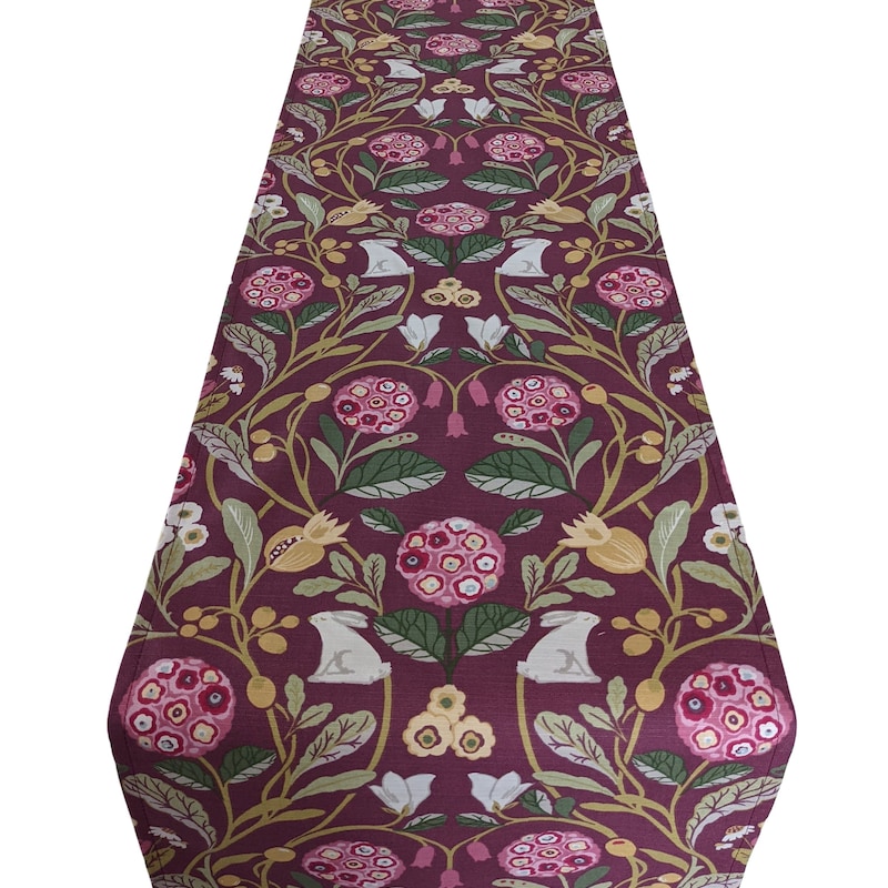 Purple Table Runner - Etsy