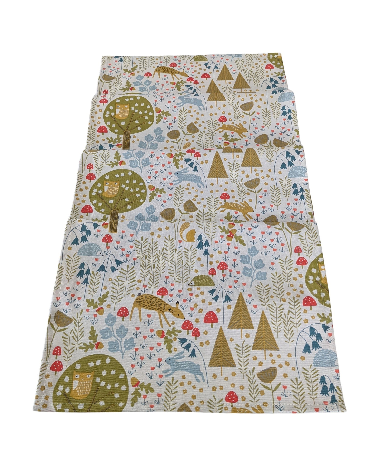 Table Runner in Fryett's Wild Wood Scandi Woodland - Etsy