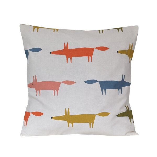 Scion Mr Fox Cushion - Etsy UK