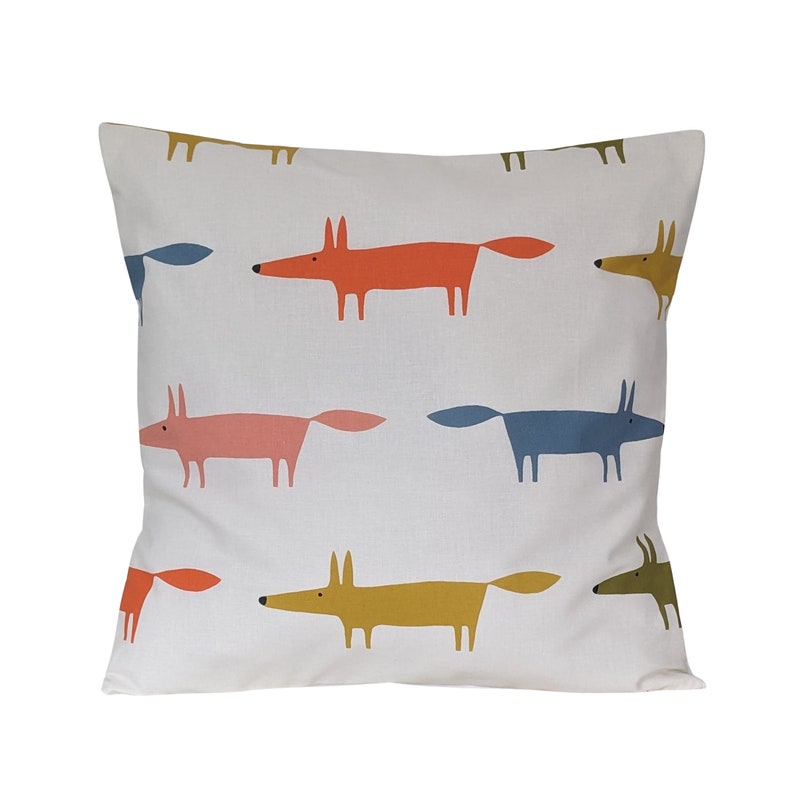 Scion Mr Fox Cushion - Etsy UK