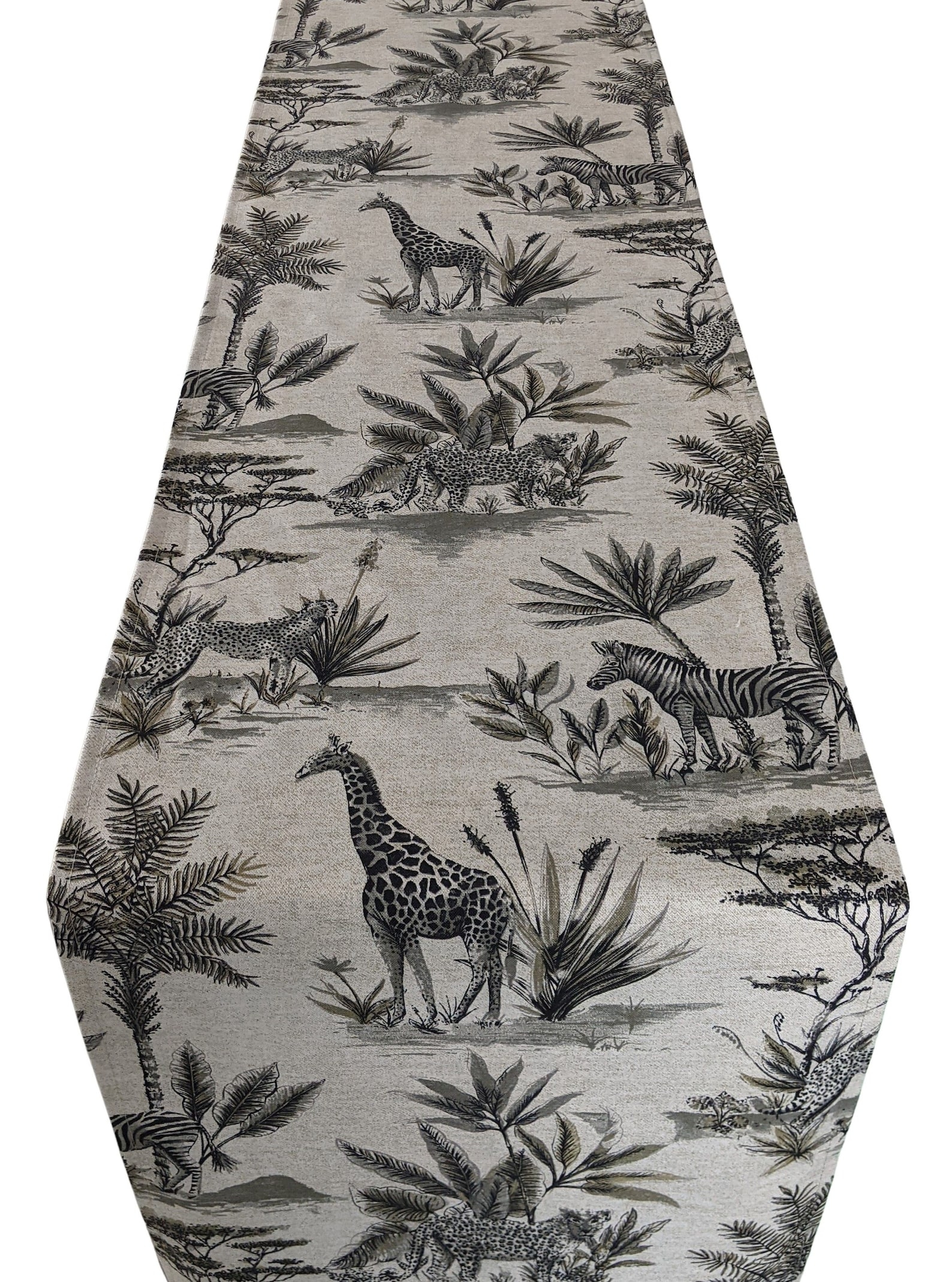 Safari Animals Table Runner 39"-99" 100-250cm - Etsy