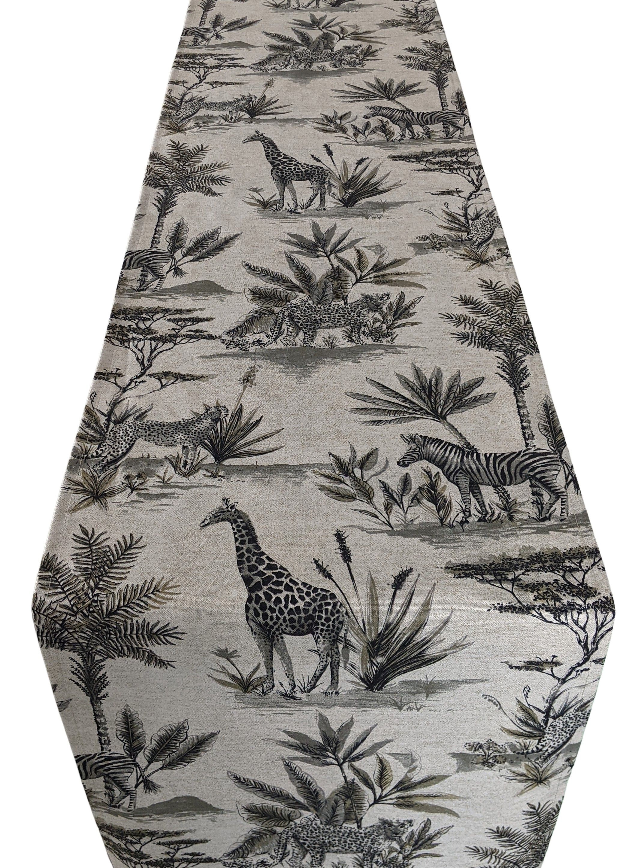 Safari Animals Table Runner 3999 100-250cm - Etsy UK
