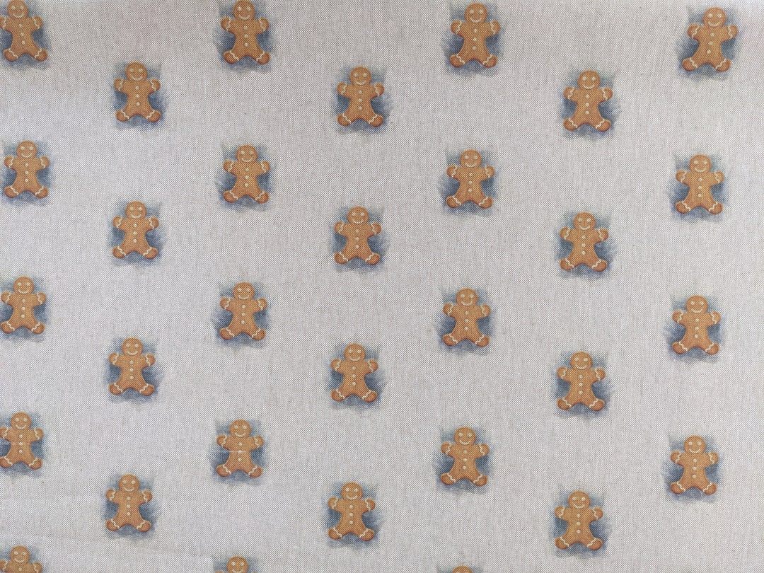 Christmas Gingerbread Man Set of 4 Fabric Cotton Napkins - Etsy