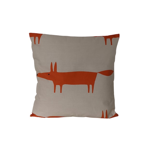 Scion Mr Fox Cushion - Etsy UK