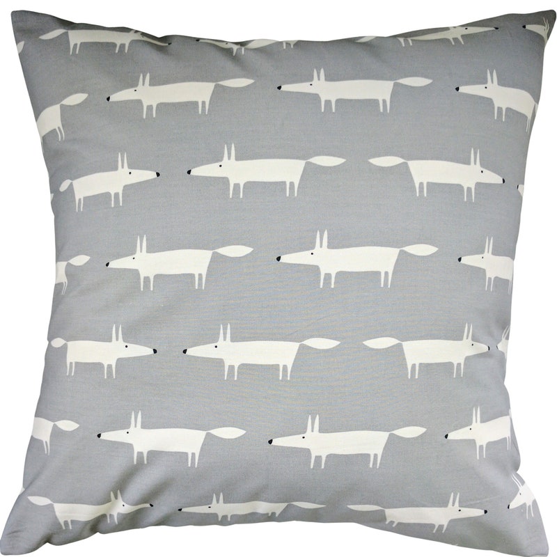 Scion Mr Fox Cushion - Etsy UK