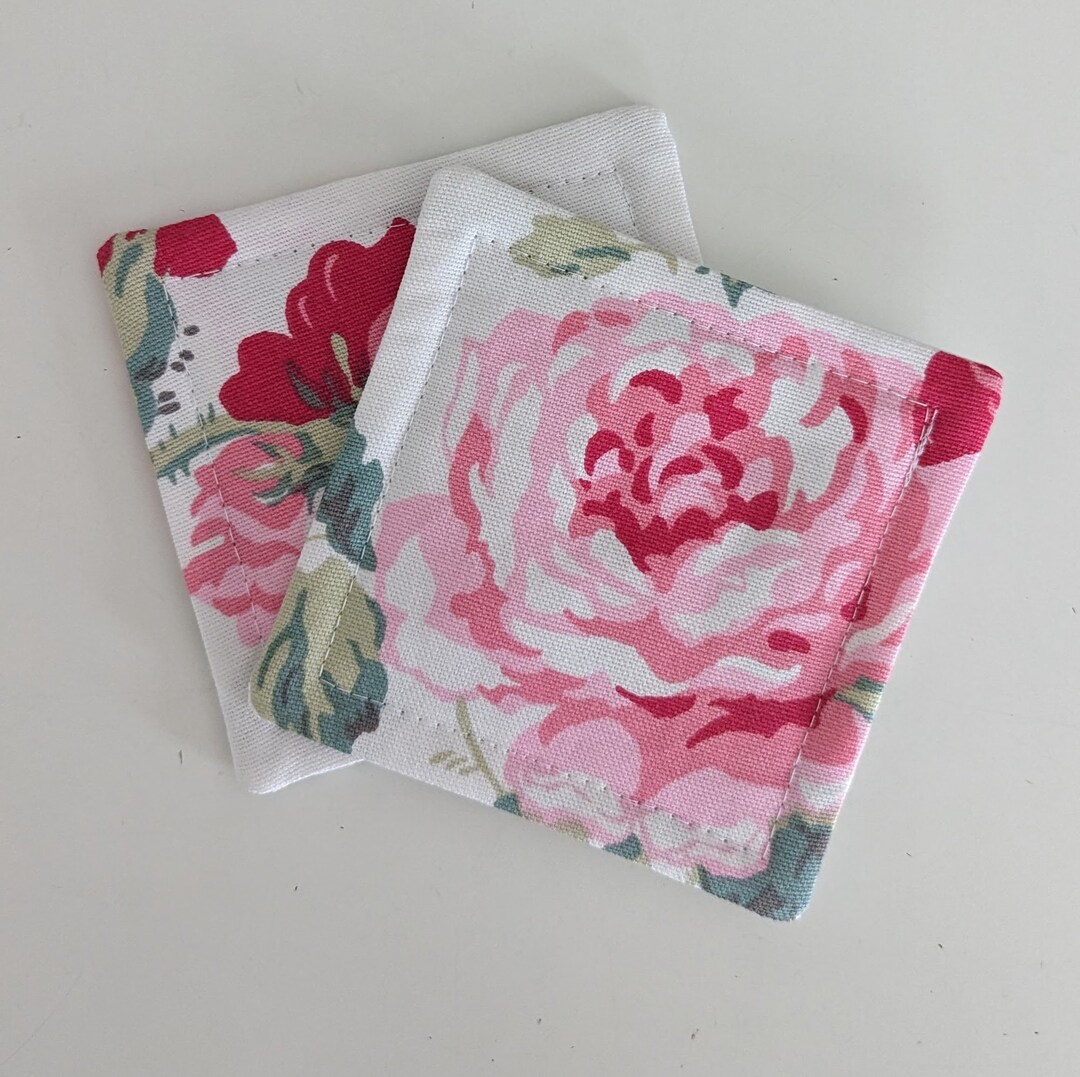 Set of 2 Coasters in Cath Kidston Antique Rose - Etsy UK