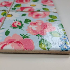 Coasters in Cath Kidston Daisies and Roses - Etsy