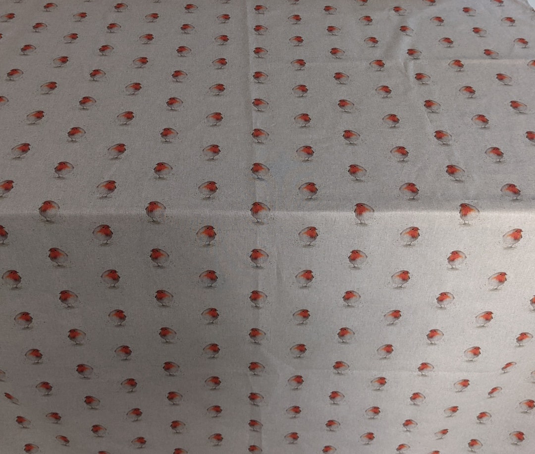 Red Robin Tablecloth Table Linen 180cm 230cm - Etsy