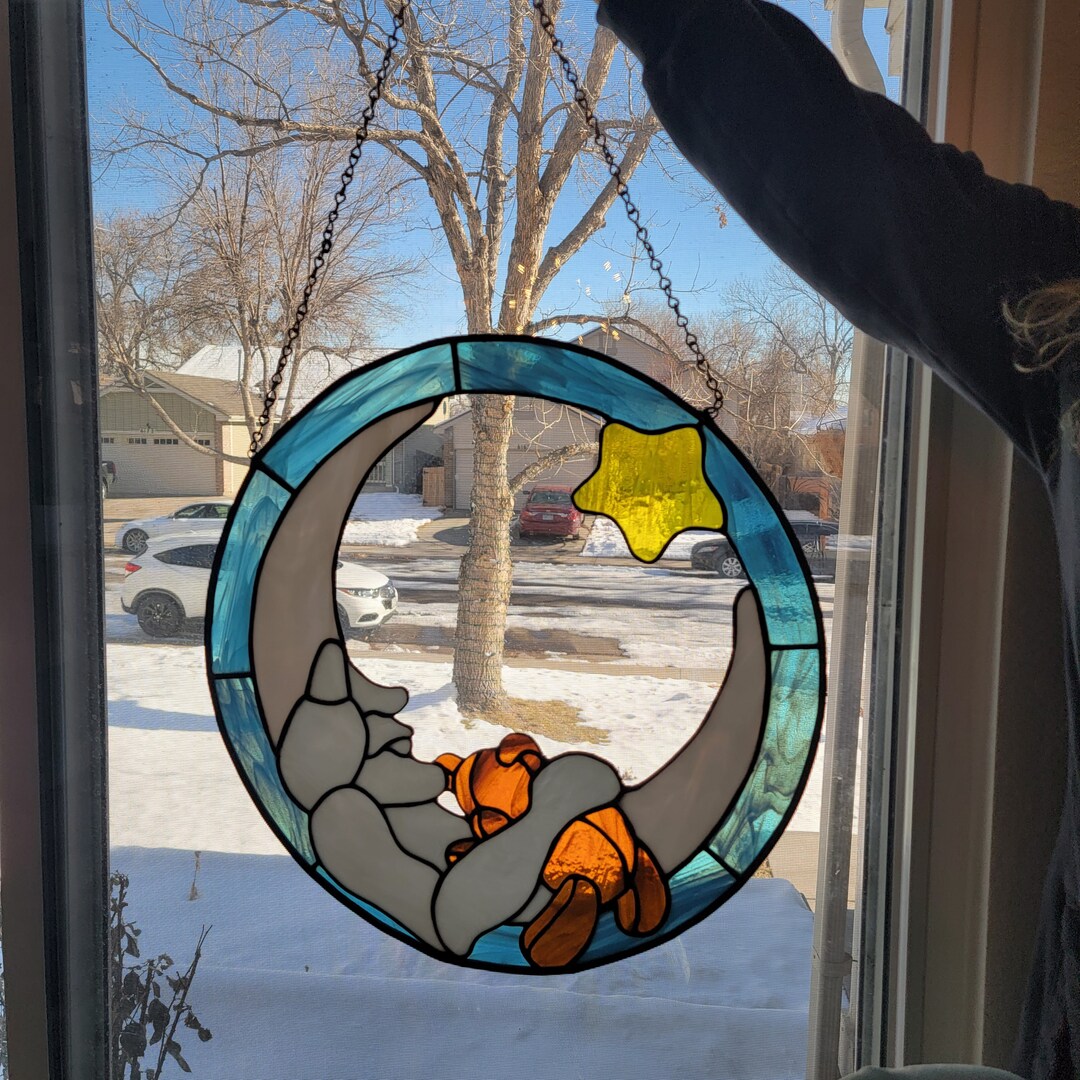 Stained Glass - Goodnight Moon - Etsy