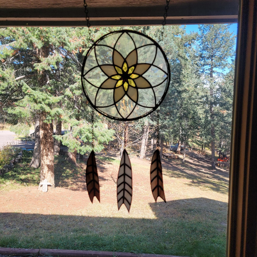 Stained Glass Dream Catcher - Etsy