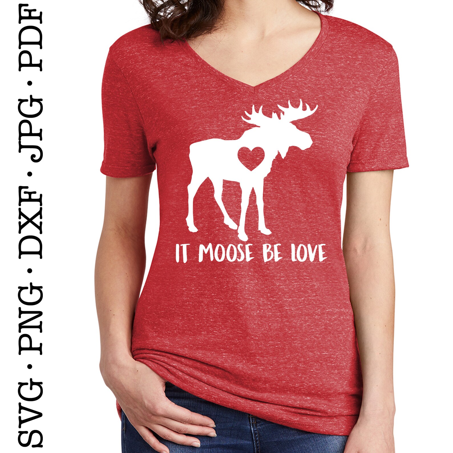 It Moose Be Love, SVG File, Funny Saying, Animal Decal, Instant ...