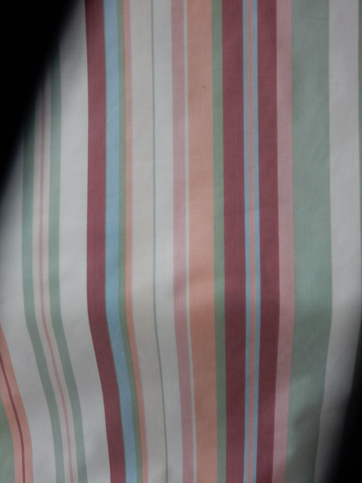 Vintage Nautical Stripe Fabric/waverly/sidewalk Stripe - Etsy