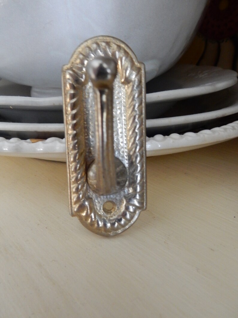 Vintage Style Small Solid Brass Hook - Etsy