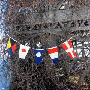 Cotton Nautical Flag Banner - Etsy