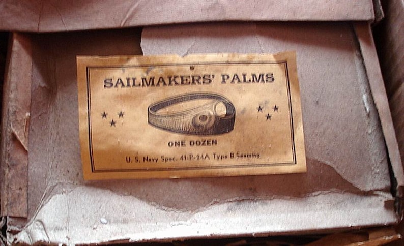 Vintage Leather WW11 U.S. Navy Sail Palm - Etsy