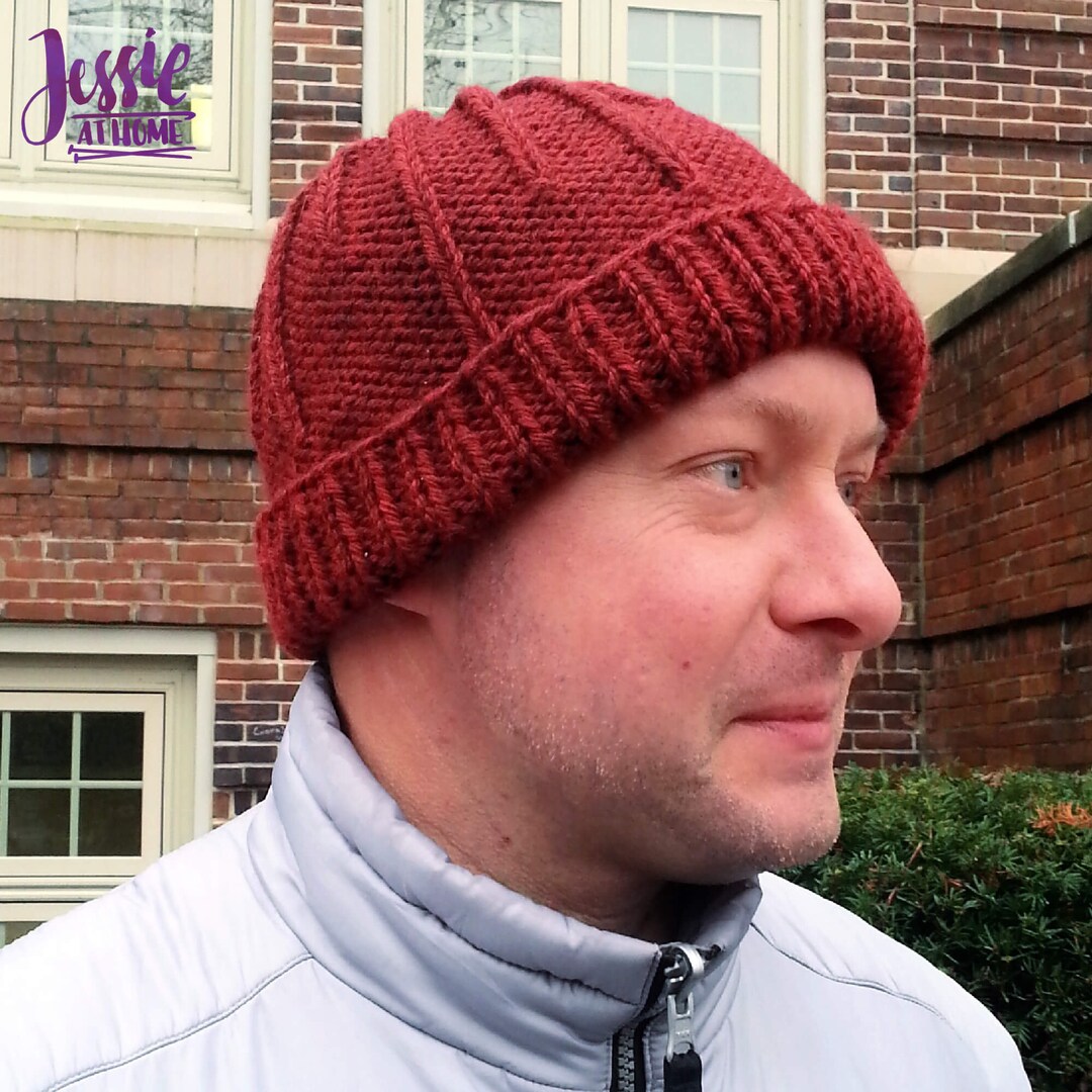 Easy Matrix Hat Pattern PDF - Bulky Yarn Beanie Toque - Unisex Child ...