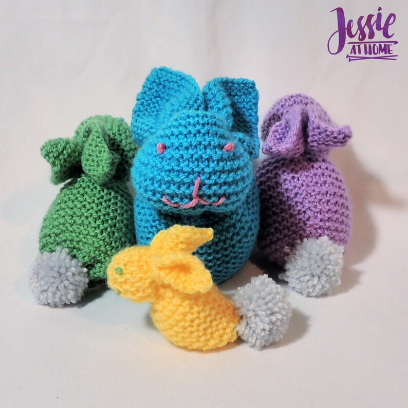 Bunny Squared Make a Bunny From a Square Knit PATTERN PDF ONLY - Etsy