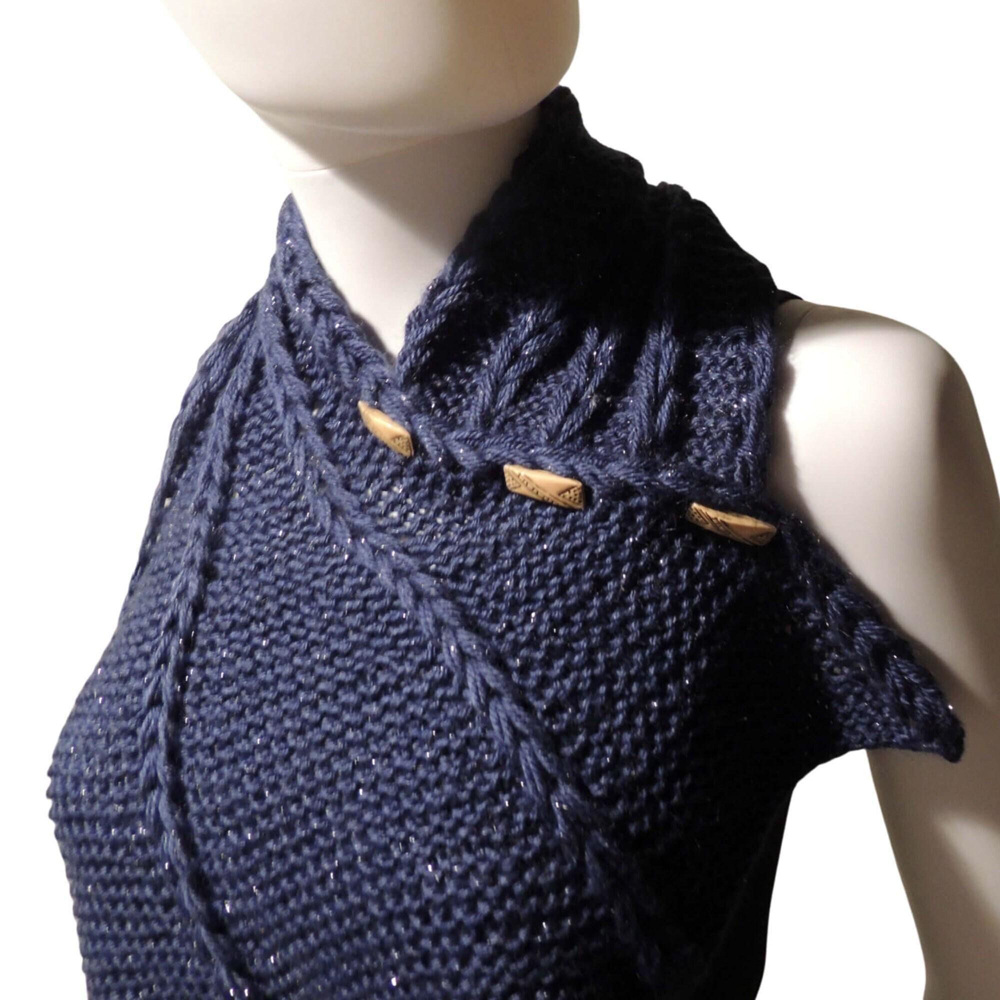 Dragon Wing Cowl Knitting Pattern Intermediate Worsted Yarn Knit Jacob ...