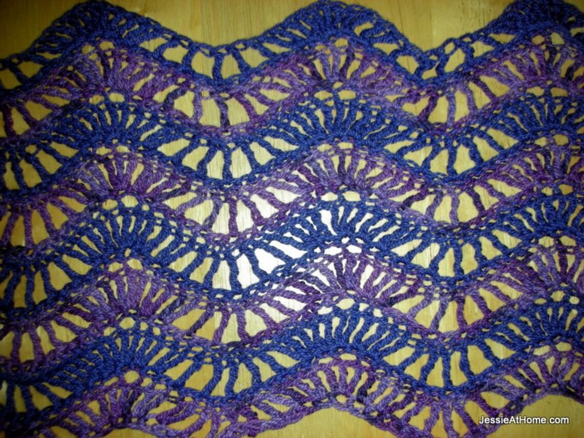 Extended Ripple - Crochet PATTERN PDF ONLY - Etsy