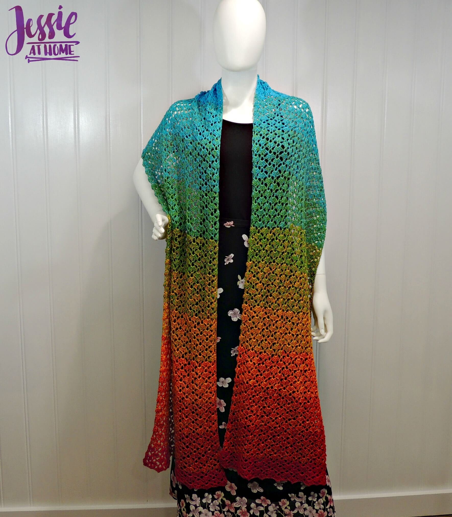 Vintage Shells Wrap ~ Crochet PATTERN PDF ONLY - Etsy