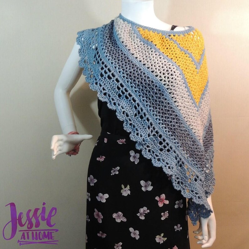 Julia Crochet Shawl Pattern PDF PATTERN ONLY - Etsy