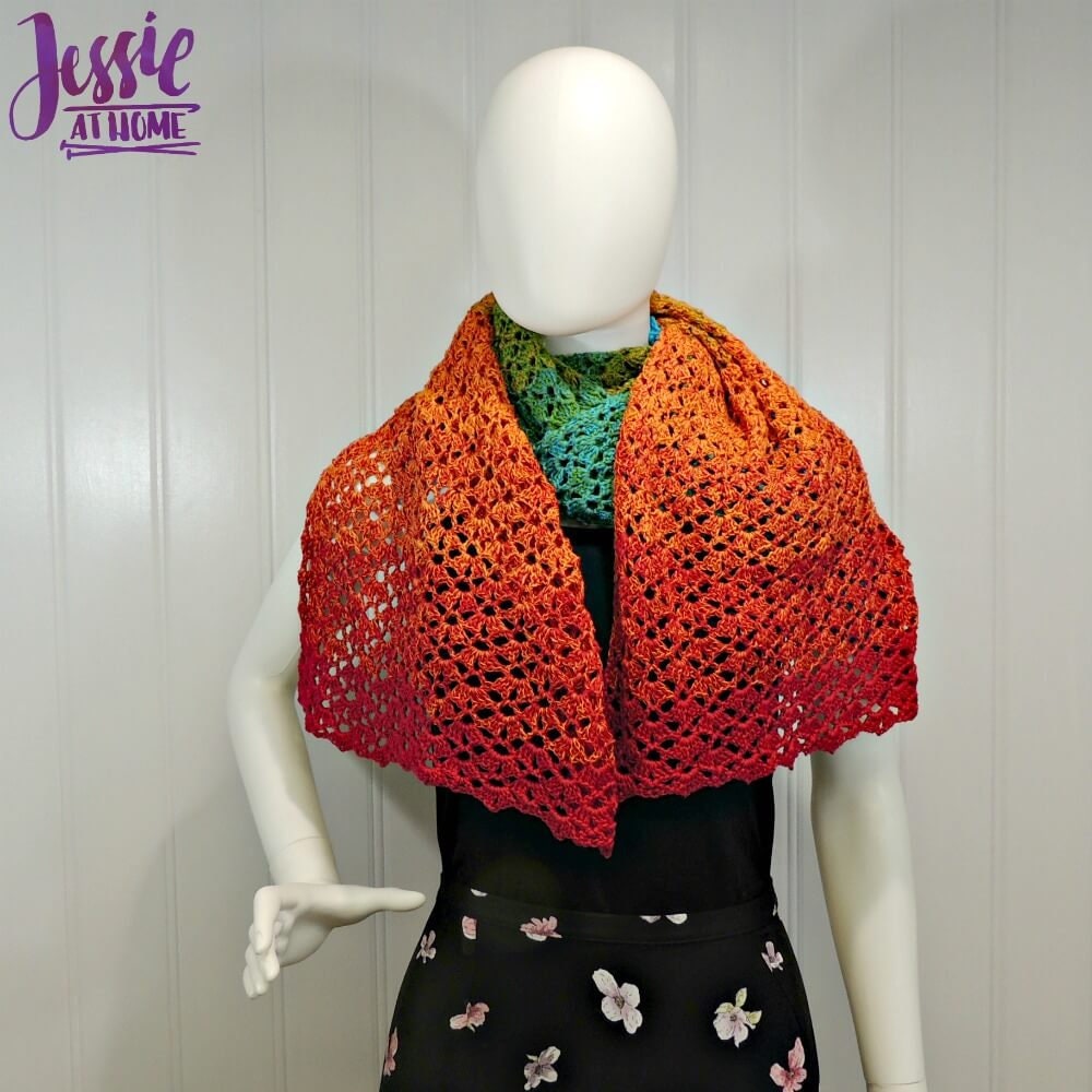 Vintage Shells Wrap ~ Crochet PATTERN PDF ONLY - Etsy