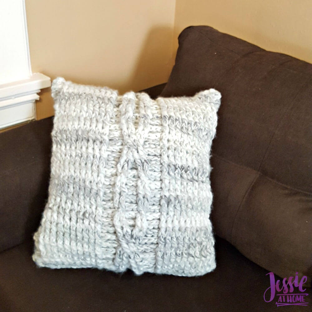 Giant Crochet Cable Pillow - Crochet PATTERN PDF ONLY - Etsy