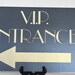 VIP Entrance Sign for Red Carpet Event in Black and Gold or Silver - Etsy