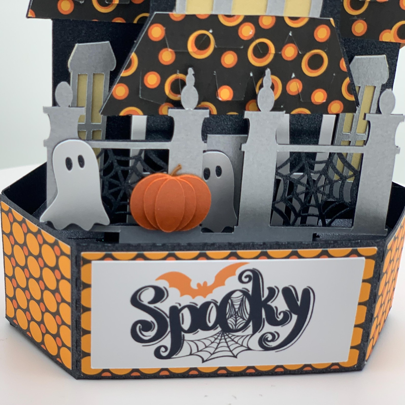 3D Haunted House Halloween Pop-up Card - Etsy