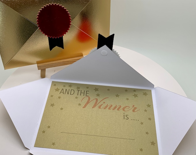 5 Gold Award Envelopes for Staff Appreciation, Teacher Recognition ...