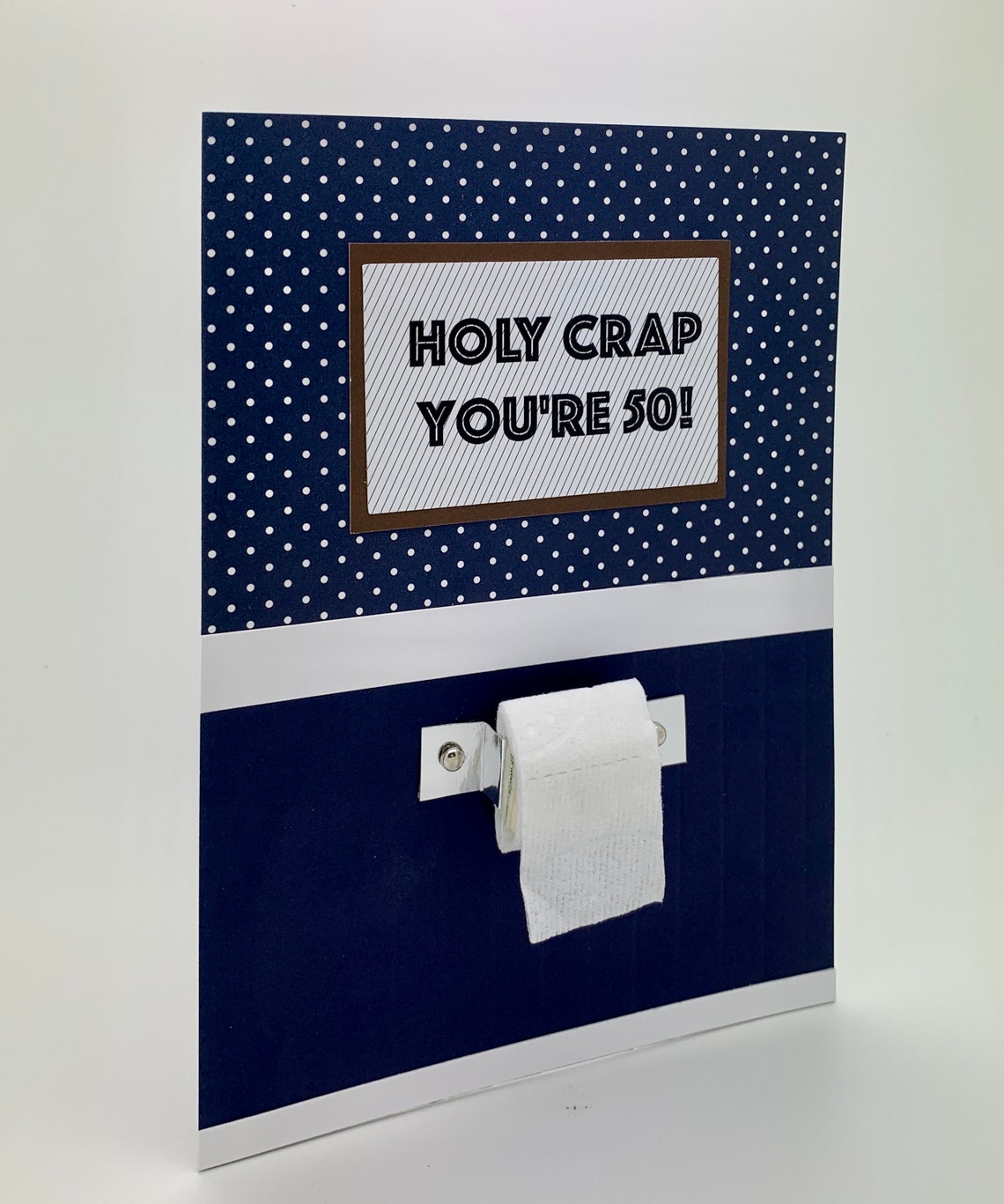 Funny Milestone Birthday Card Holy Crap Youre 50 - Etsy