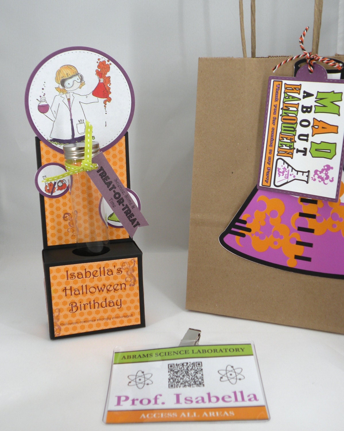 10 Mad Scientist Name Badges for Science Party - Etsy UK