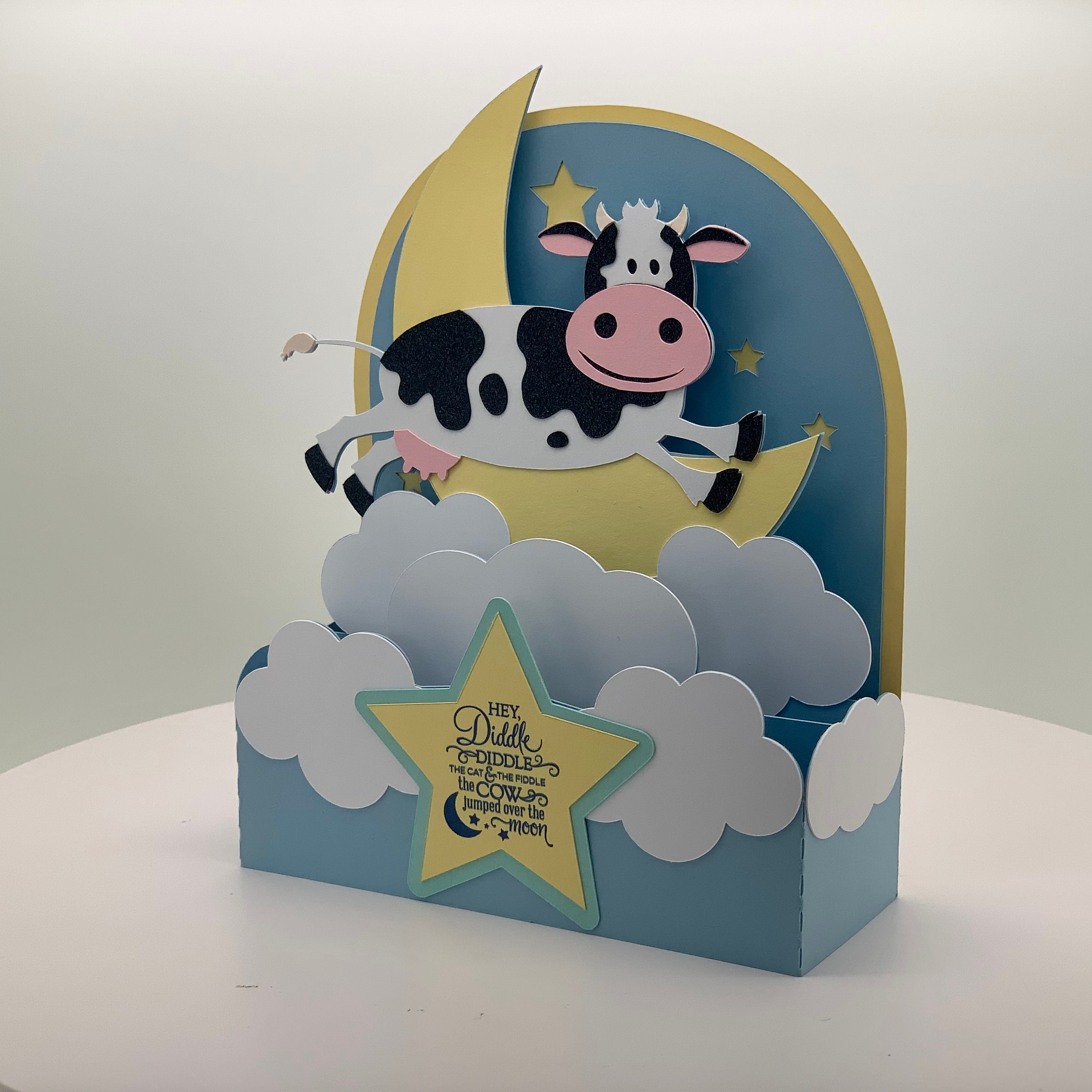 Cartoon Cow Jumping Over The Moon