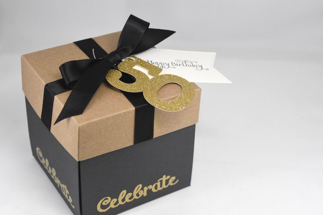 3D Birthday Card, Explosion Box Card With Tea Light and Optional Age ...