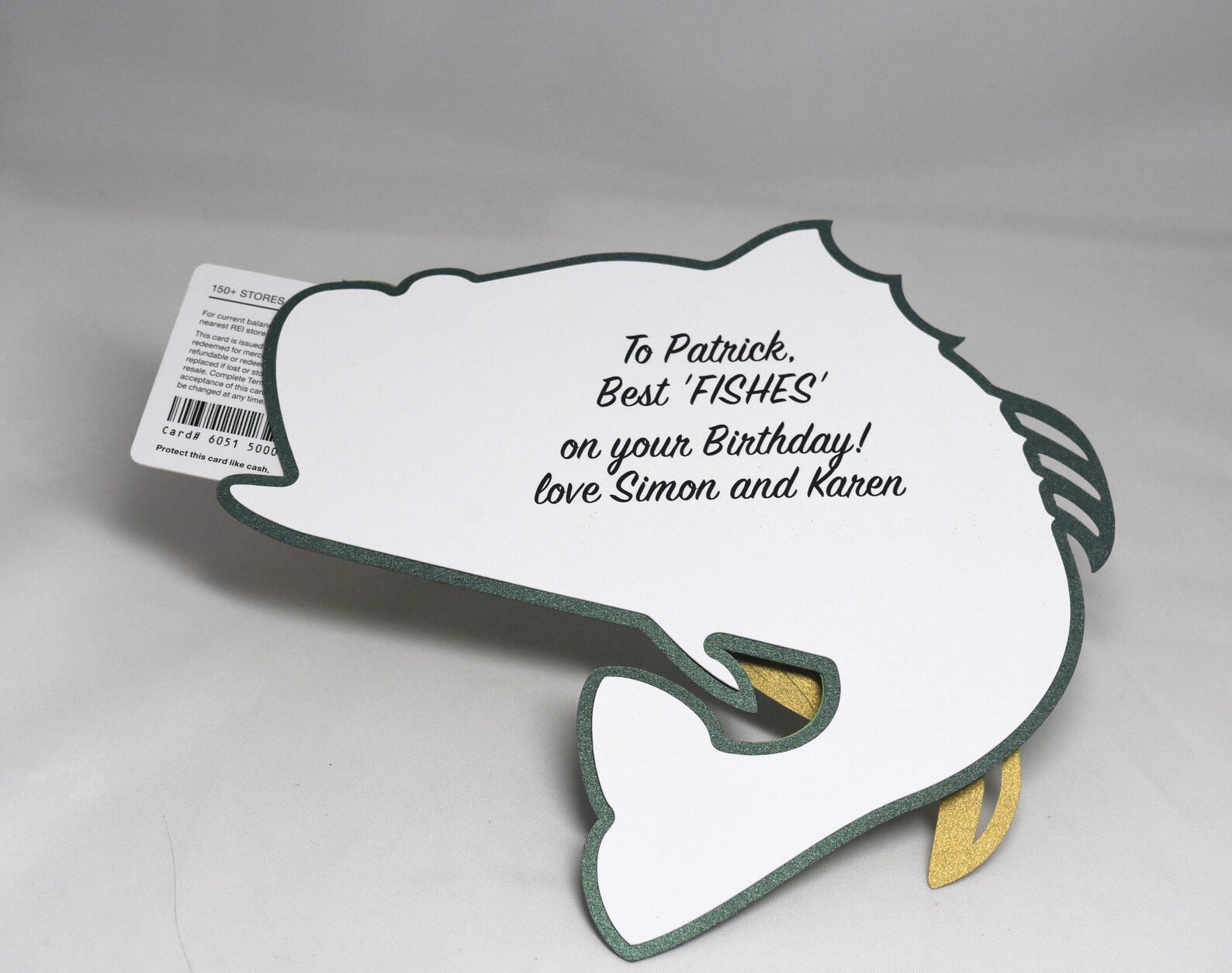 Fish Gift Card Holder for the Outdoorsman - Etsy