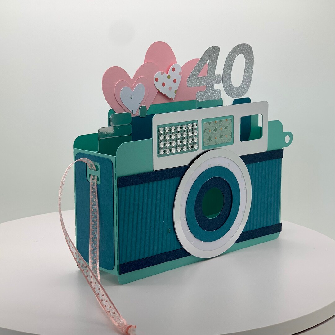 3D Camera Birthday Card With Age - Etsy