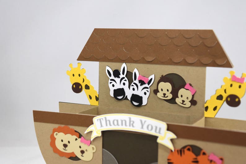 3D Noah's Ark Card for Birthday, Congratulations or Thank You - Etsy