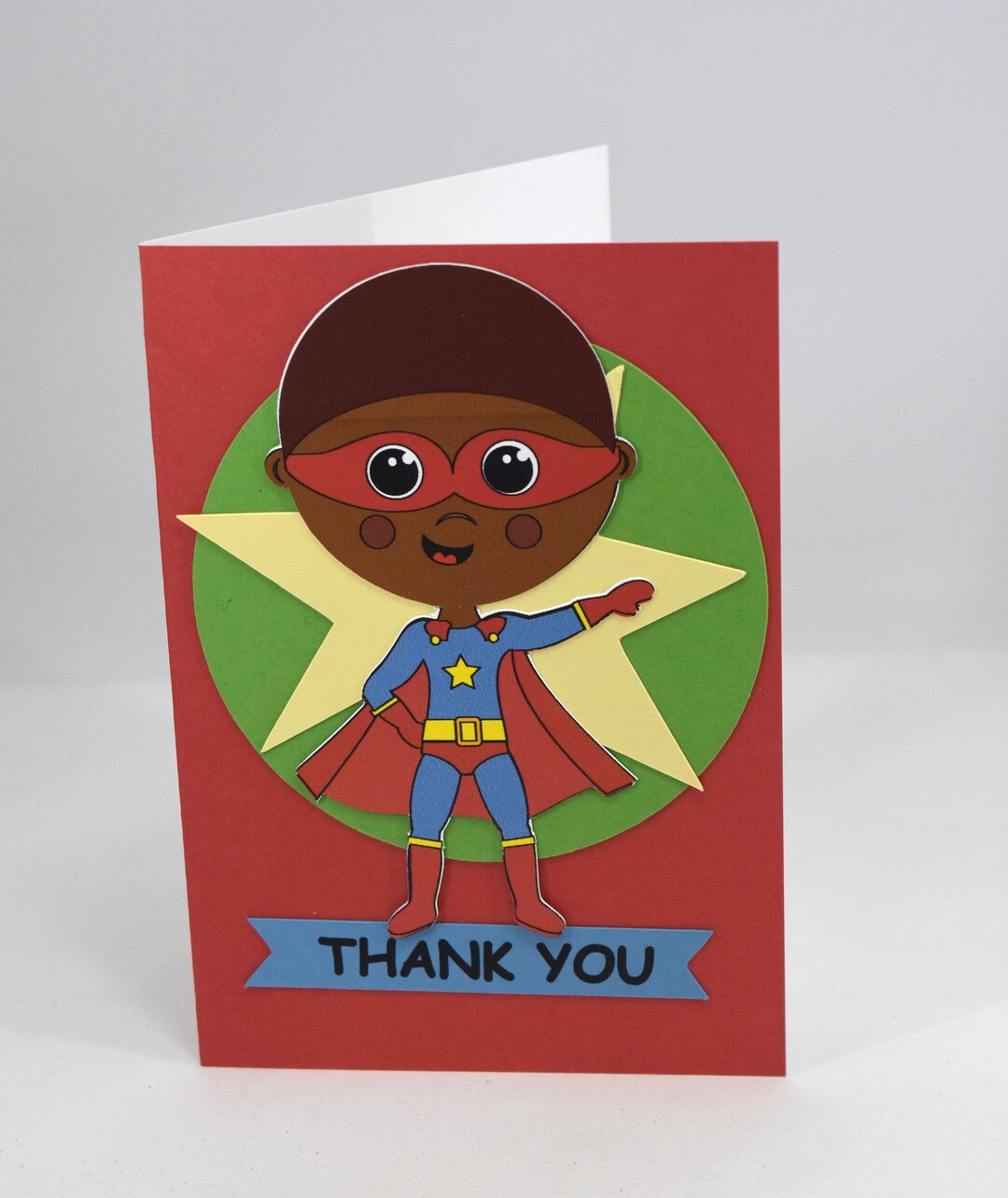 8 Superhero Thank You Cards - Etsy