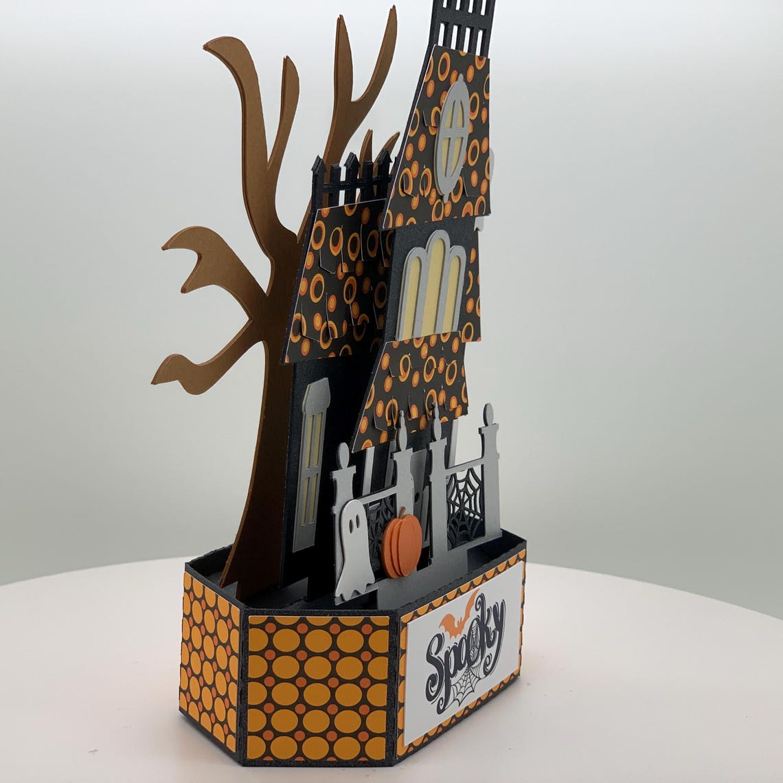 3D Haunted House Halloween Pop-up Card - Etsy