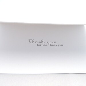 12 Thank You for Your Baby Gift Cards in Blue, Pink, Green or Yellow - Etsy