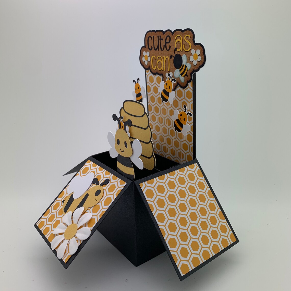 Cute as Can Bee Birthday Card Box Card - Etsy